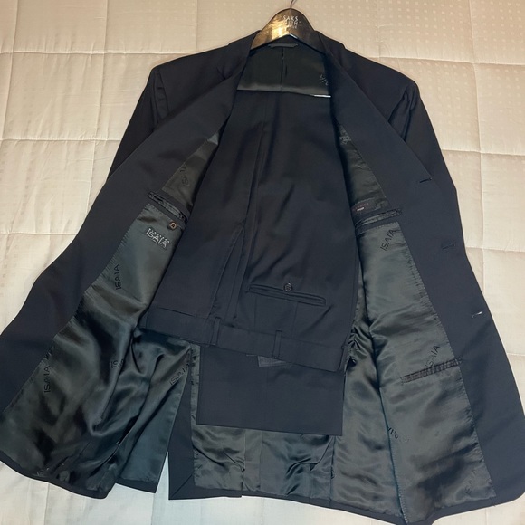 Gianluca Isaiah | Suits & Blazers | 42 Long Gianluca Isaia Black Suit ...